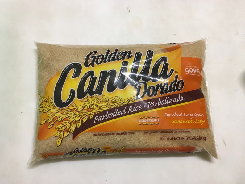 Golden Canilla Dorado Parboiled Rice 20lb - Etsy