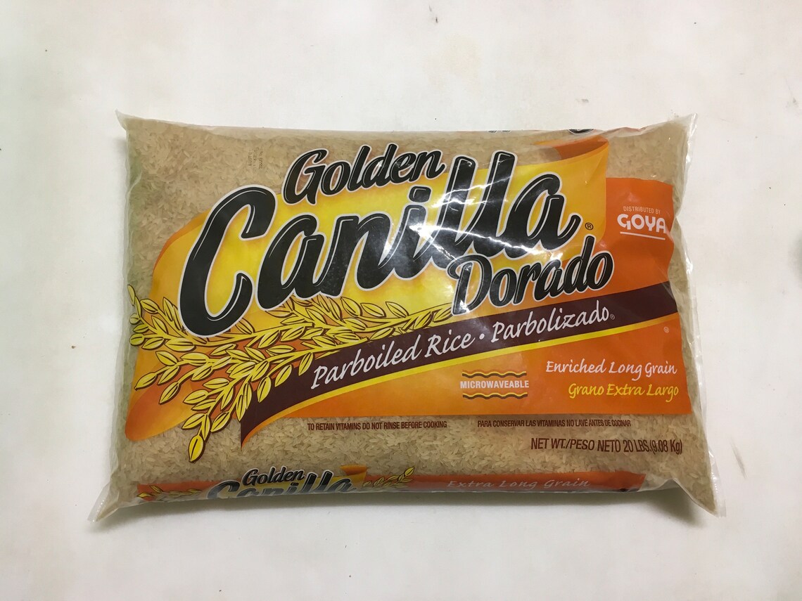 Golden Canilla Dorado Parboiled Rice 20lb - Etsy