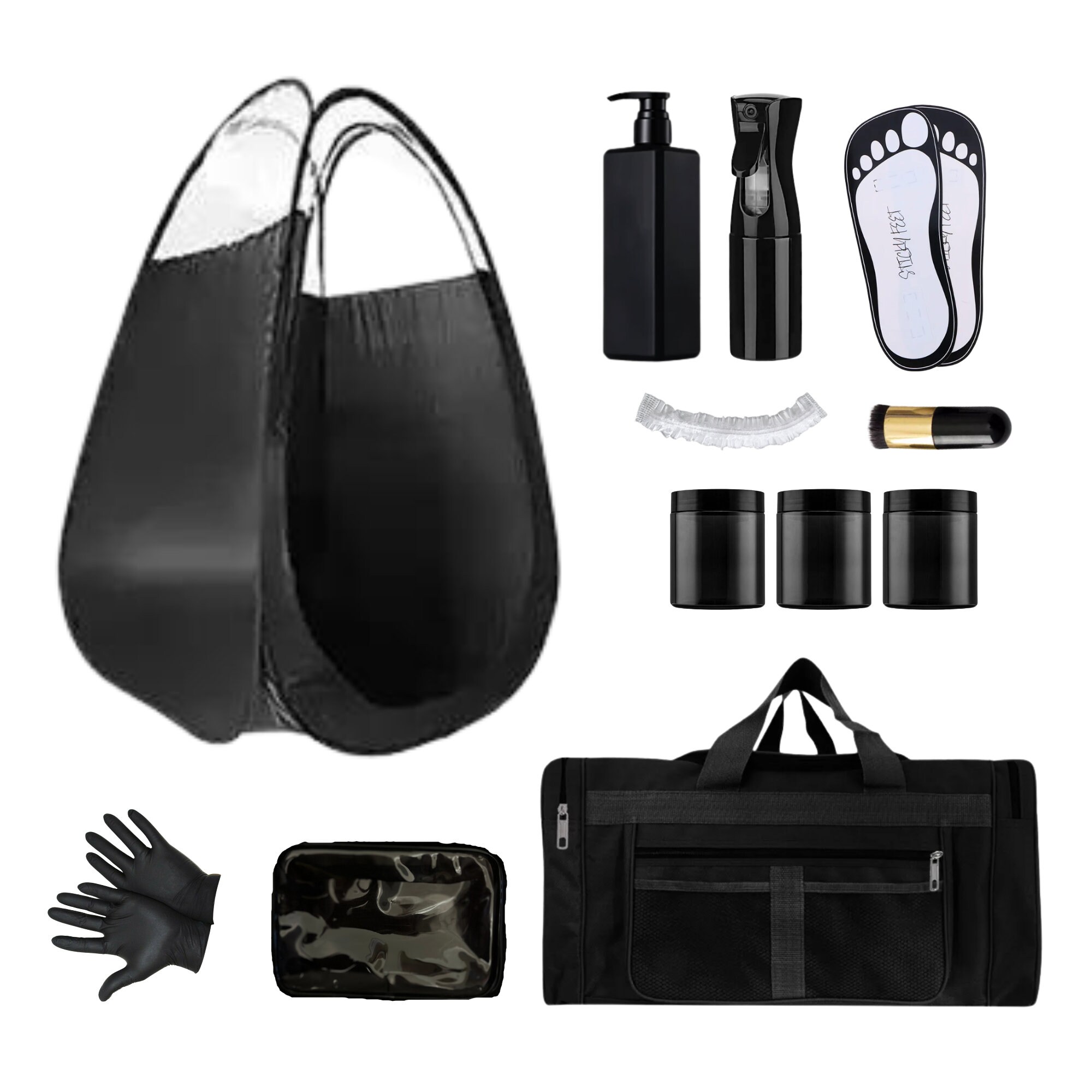 Mobile Spray Tanning Artist Travel Kit & Supplies Portable Spray ...