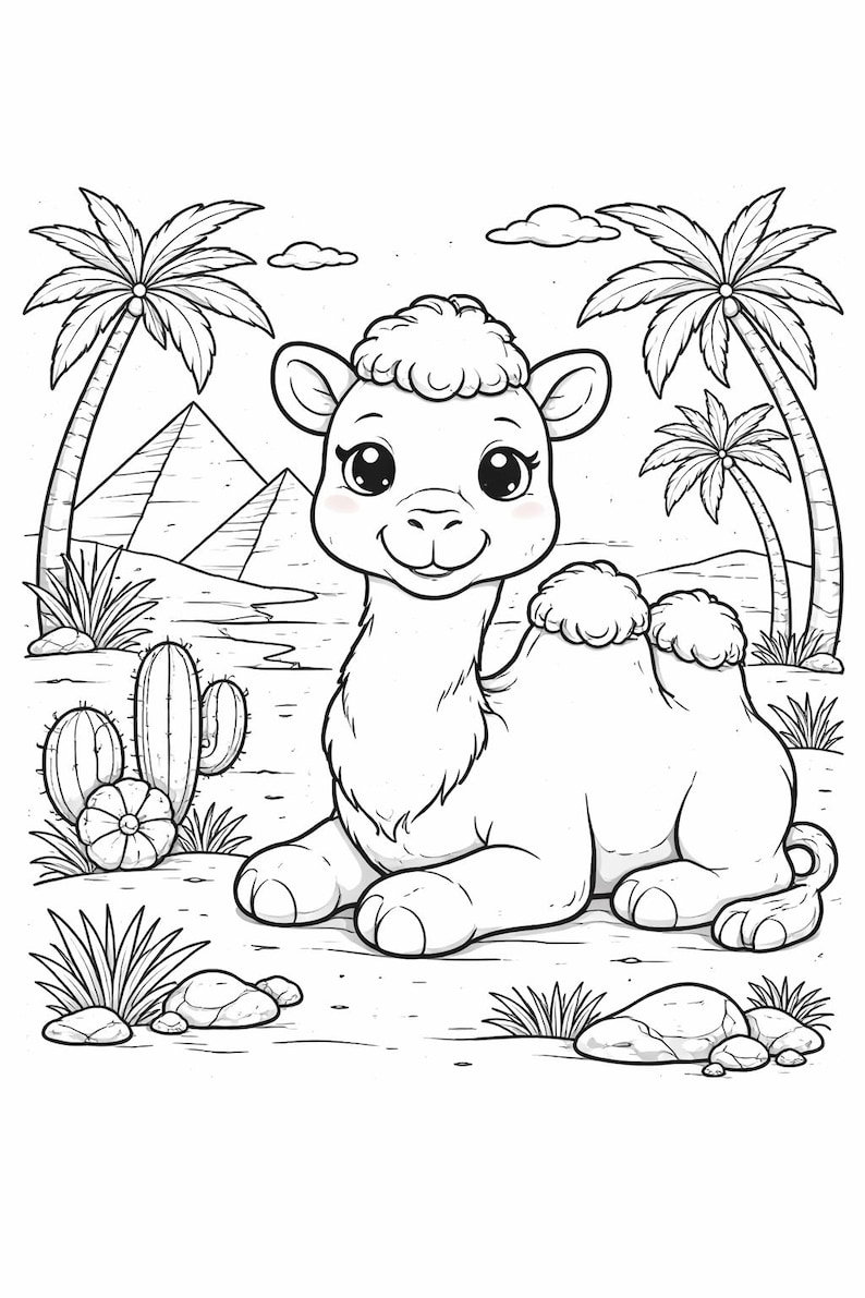 Kids Fun Coloring Book Printable | 10 Creative Coloring Pages PDF - Etsy