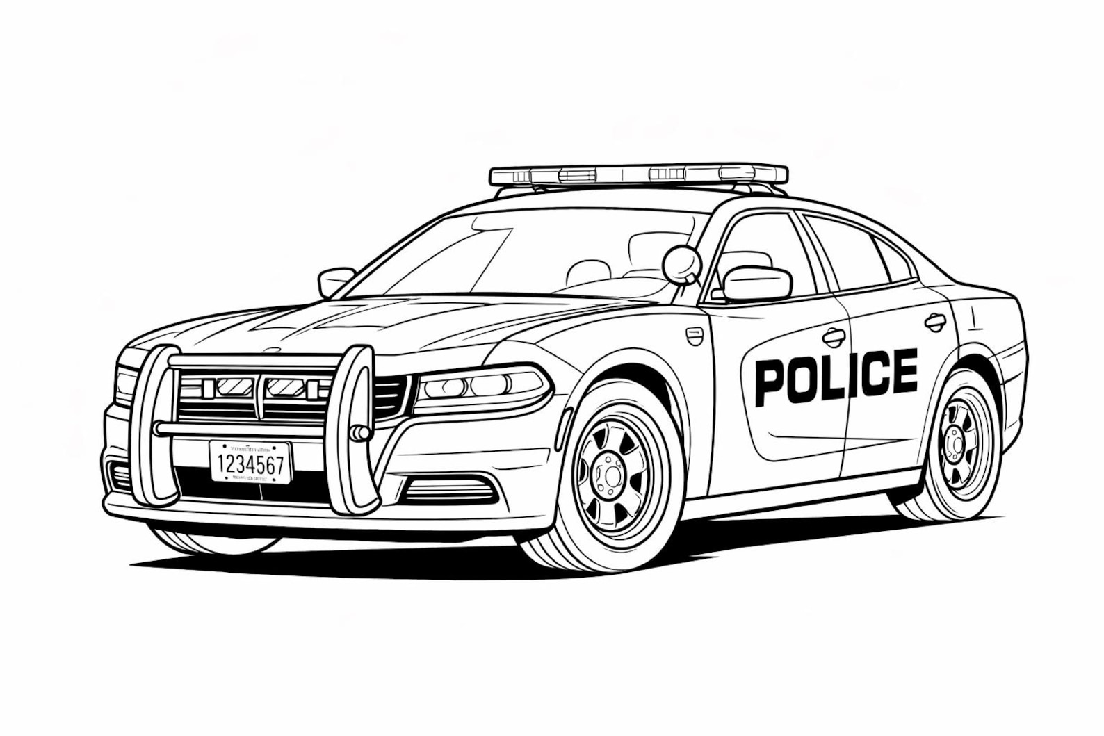 Emergency Vehicle Coloring Pages | Fire Truck, Police, Ambulance ...