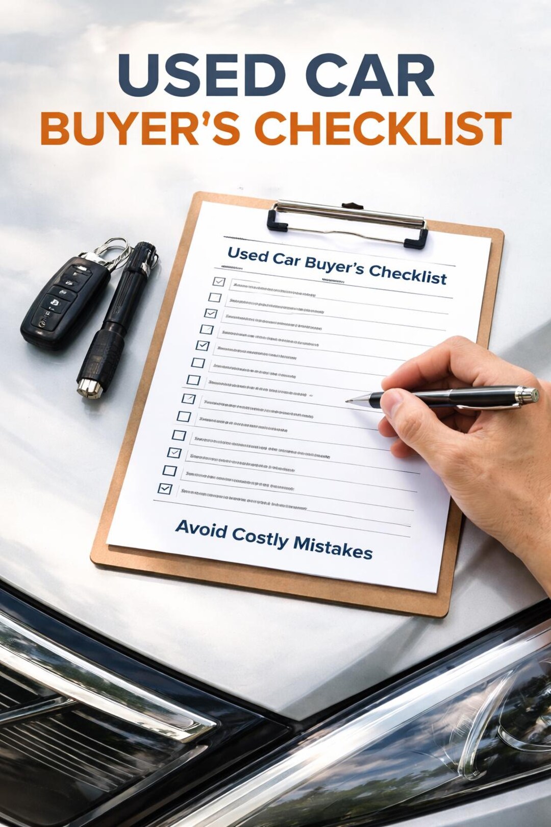 Used Car Buyer’s Checklist PDF | Vehicle Inspection Form & Printable ...