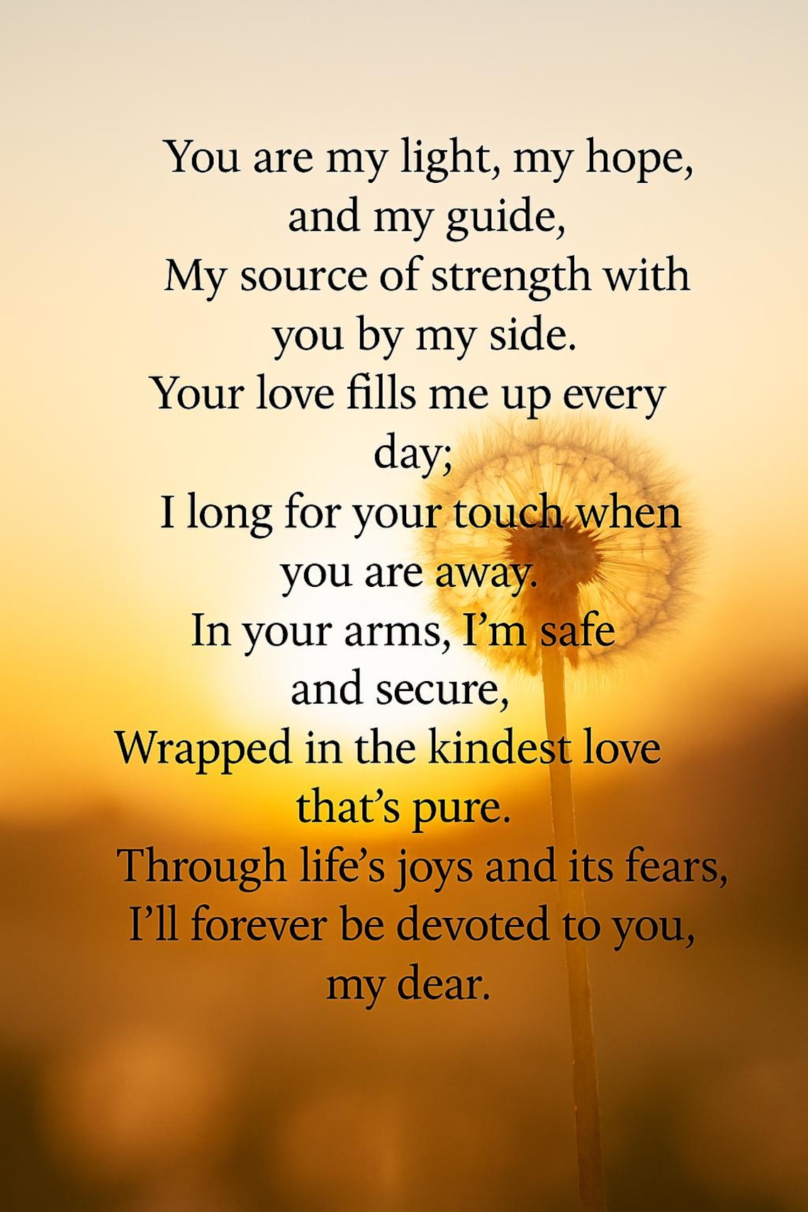 Deep Love Poem for Anniversary | Original Romantic Poem Print PDF - Etsy