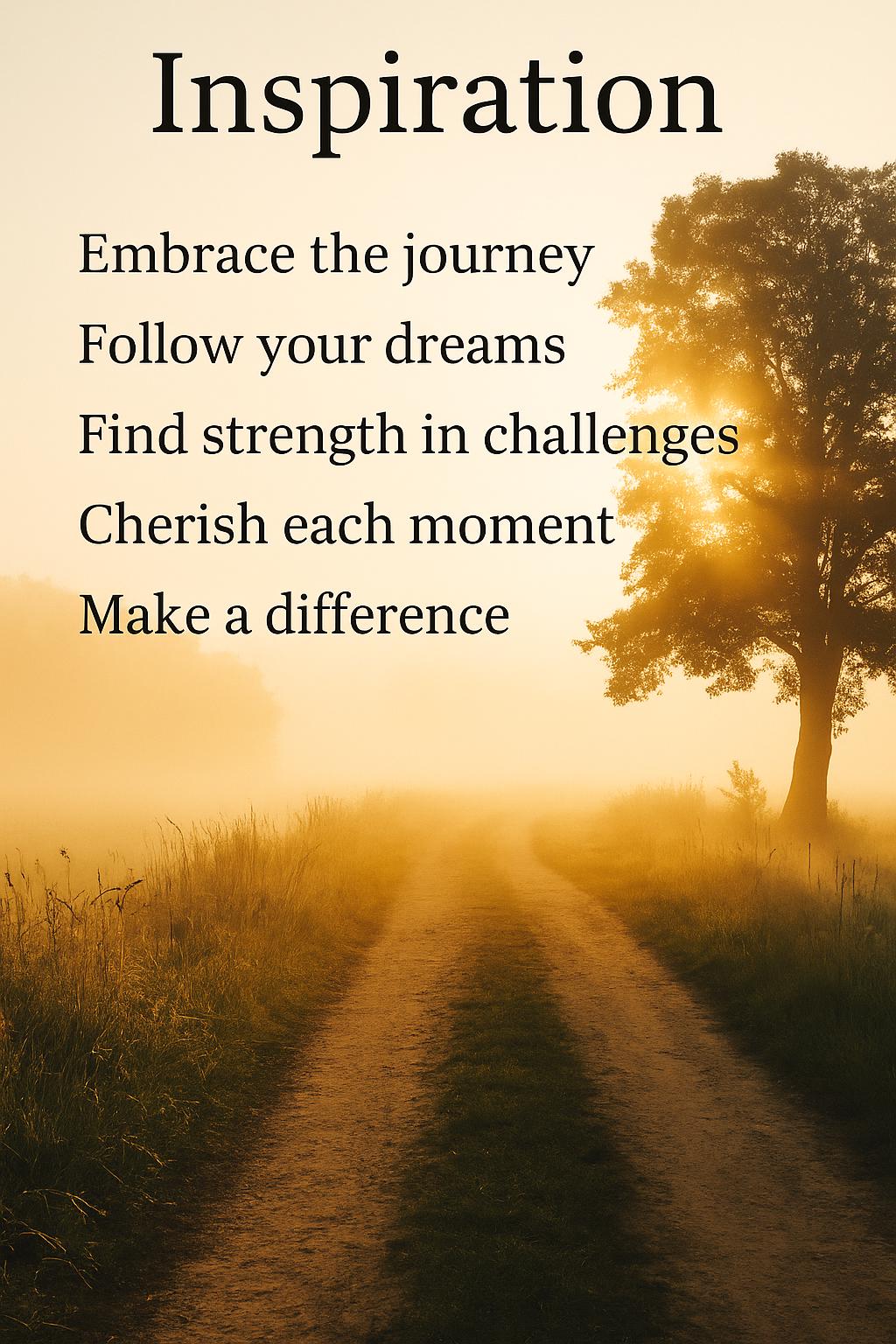 Whispers of Strength Motivational Poem Printable | Inspirational Poetry ...