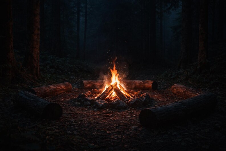 Campfire Shadows Horror Story | Scary Tale for After Dark (PDF Download ...