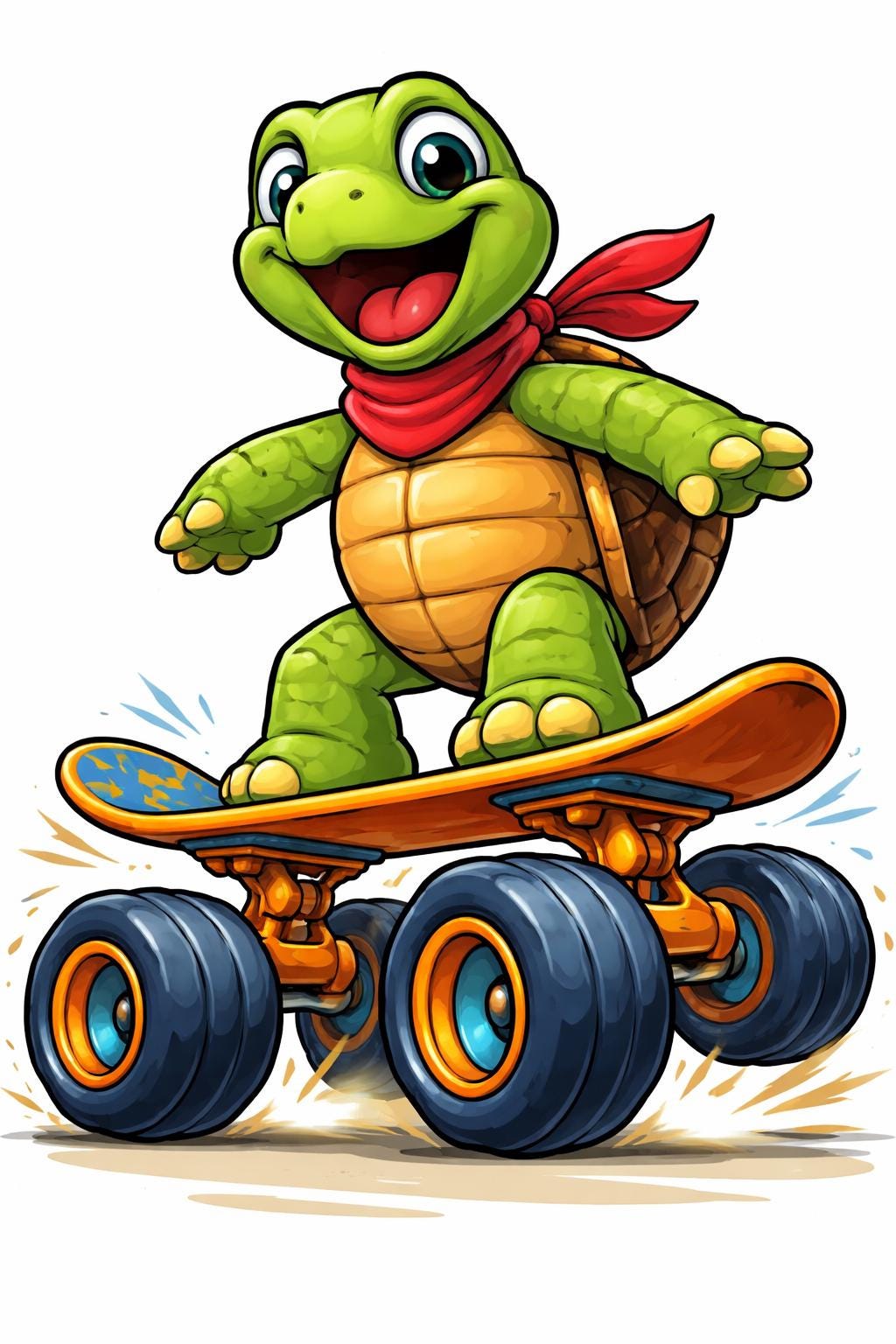Skateboarding Turtle | Funny Kids Poem Printable PDF - Etsy