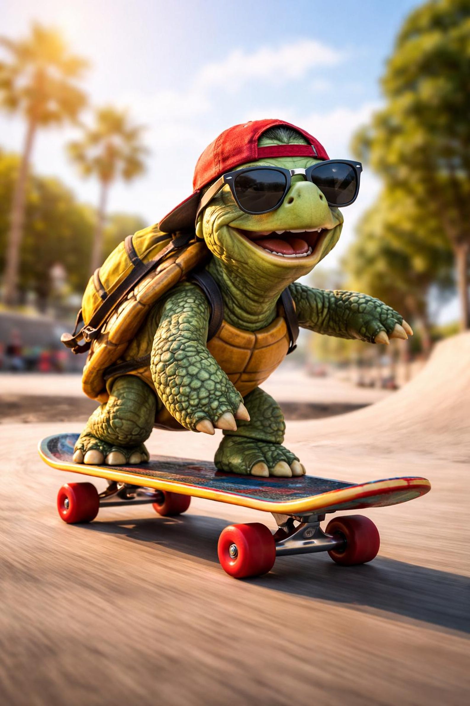 Skateboarding Turtle | Funny Kids Poem Printable PDF - Etsy