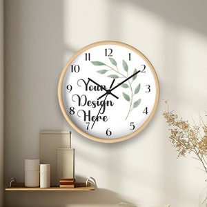 Wall Clock Mockup, PSD Clock, Mockup, Mockup of Wall Clock, Photoshop ...