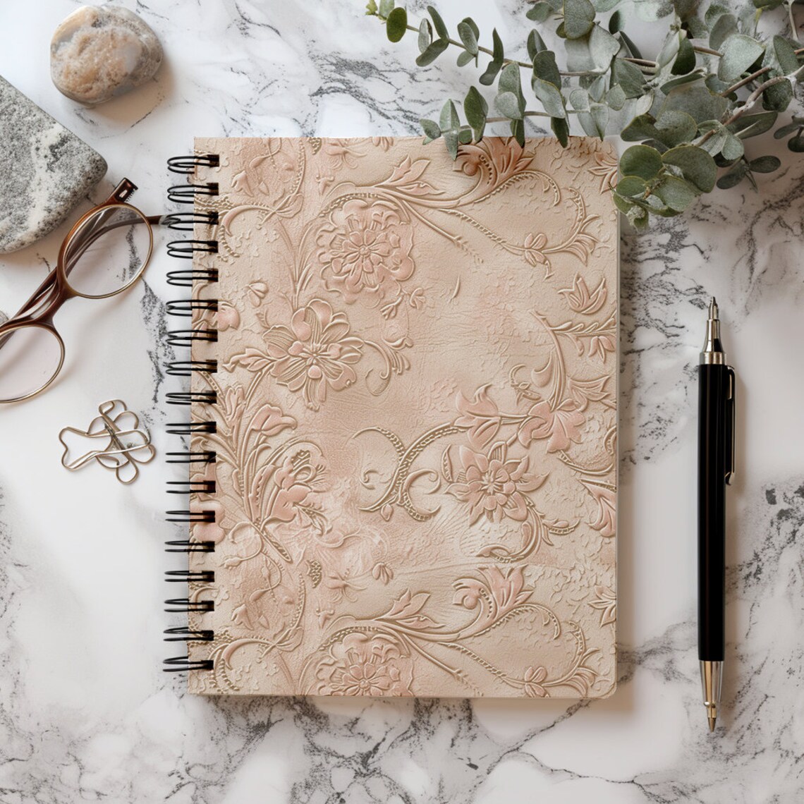 Journal Mockup, PSD Spiral Journal, Spiral Journal Mock-up, Smart ...