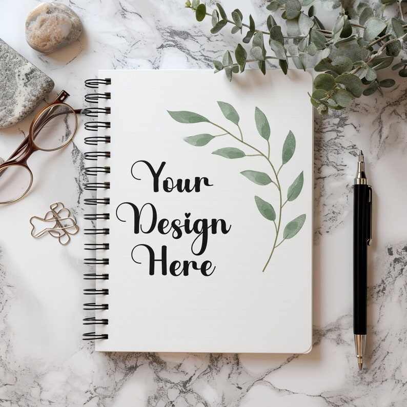 Journal Mockup, PSD Spiral Journal, Spiral Journal Mock-up, Smart ...
