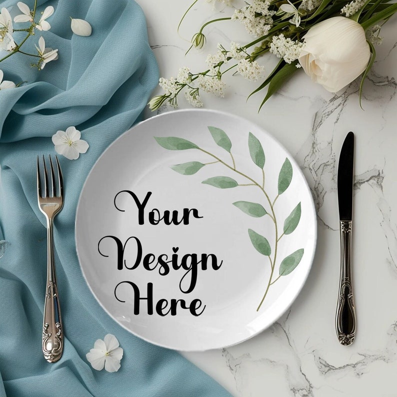 Plate Mockup: Customizable PSD File (digital Download) - Etsy