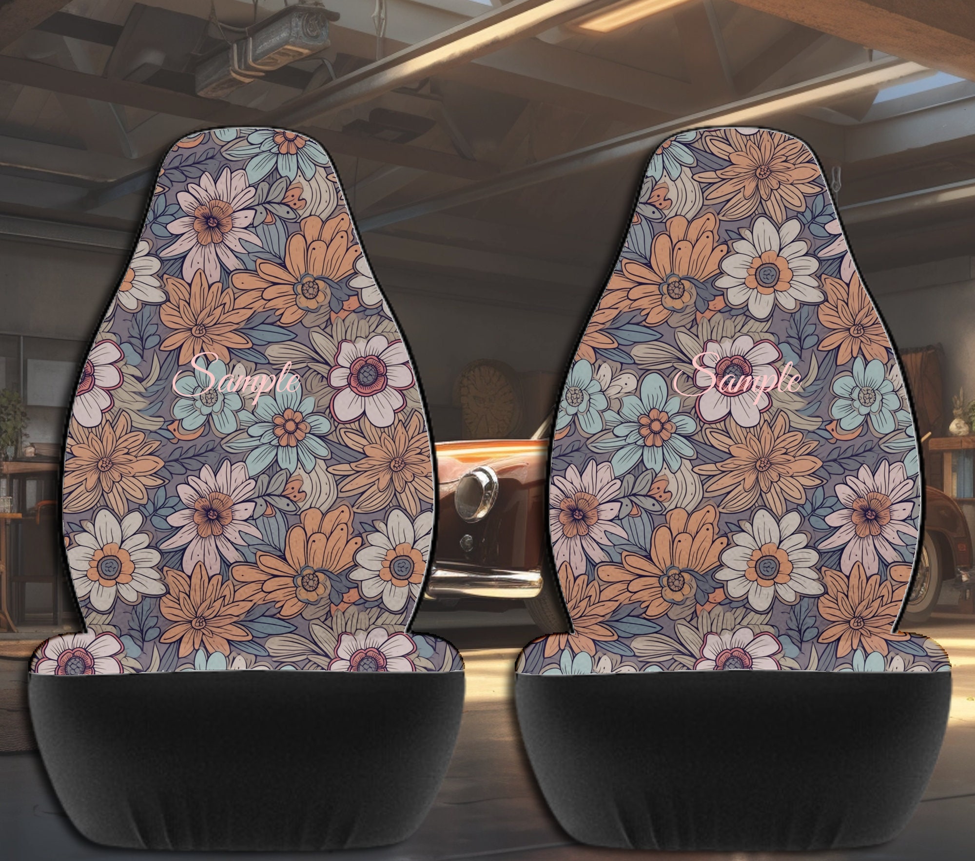 Car Seat Cover Mockup: PSD Vehicle Mockup for Photoshop (digital ...