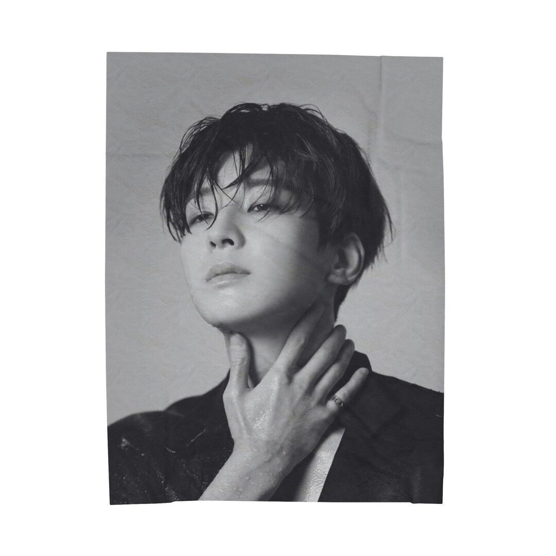 SVT Jeon Wonwoo, Kpop Seventeen Carat Cozy Blanket, Velveteen Gift for KPOP Music Fan, Birthday ...