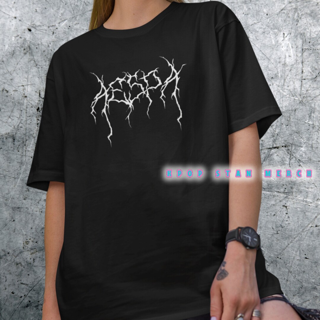 AESPA, Heavy Metal Tees, KPOP T-shirt, Unisex Vintage Retro Design ...