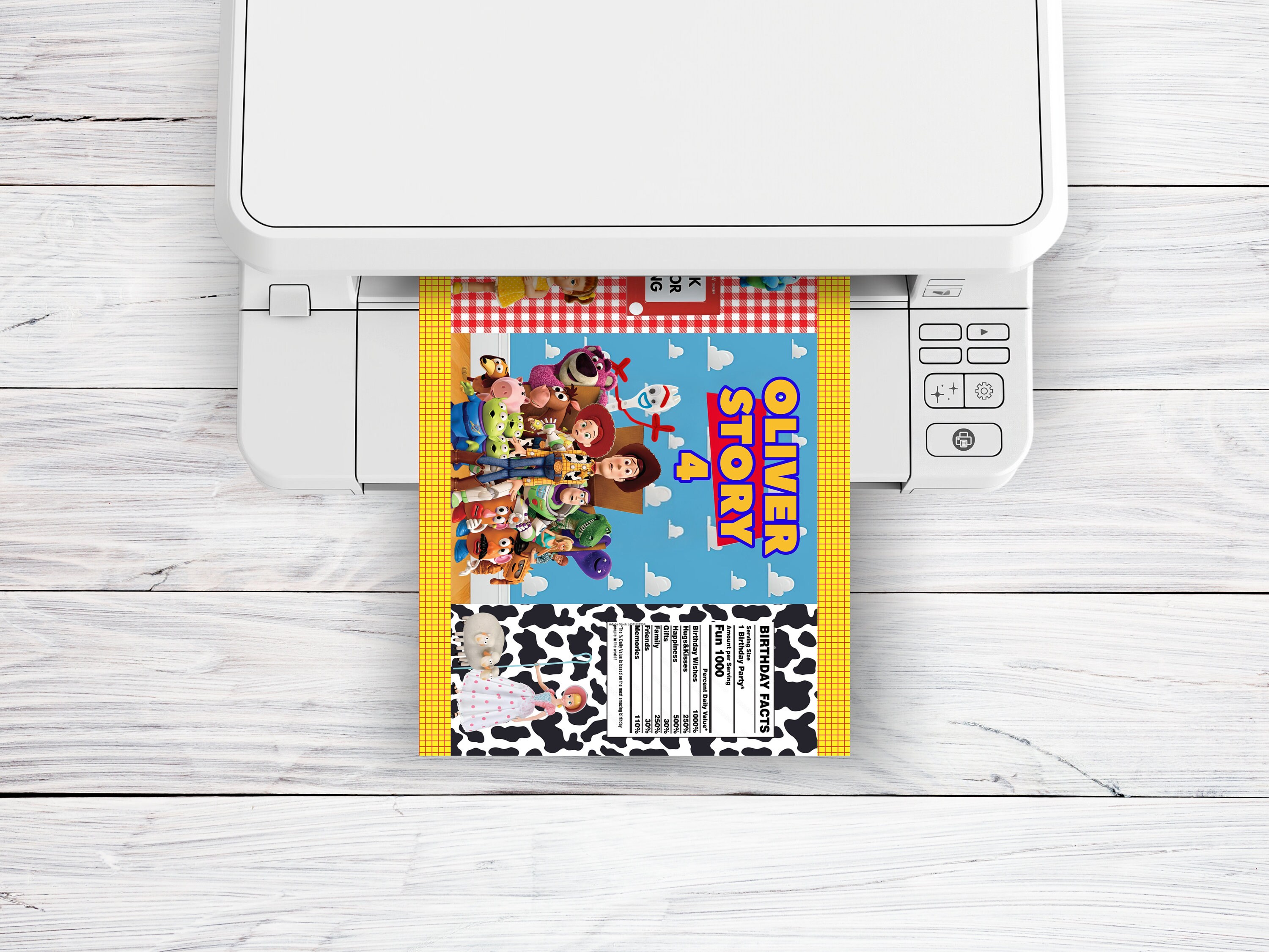 Toy Story Chip Bag, Toy Story Chip Bag Label, Toy Story Chip, DIGITAL ...