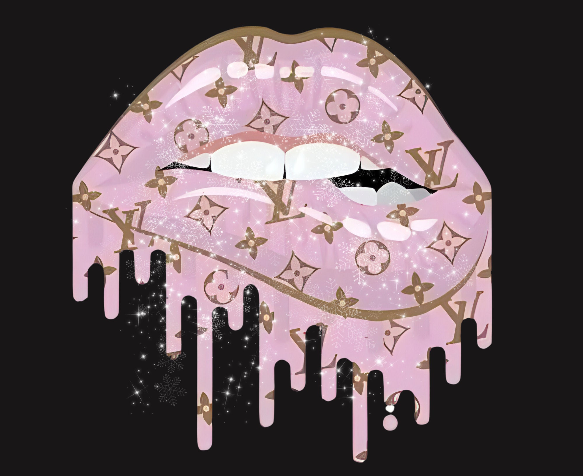 Paint Pink Kiss Png Designs, Dtf Png, Png for Shirt, Png for T-shirt ...