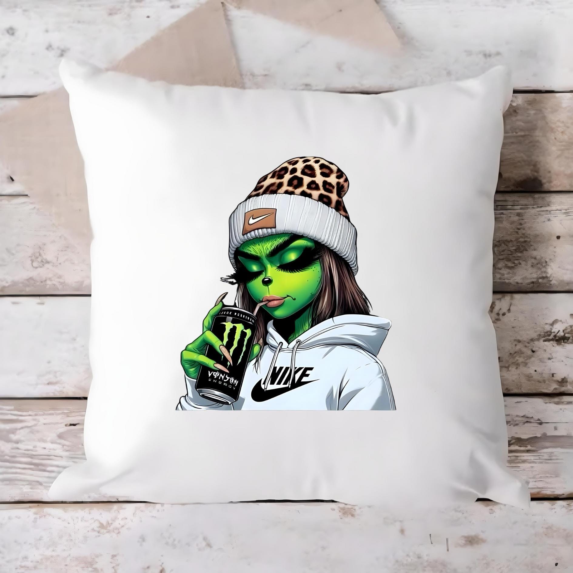 Urban Girl Grinch Png Desing, Grinch Clipart, Grinch Ornaments, Grinch ...