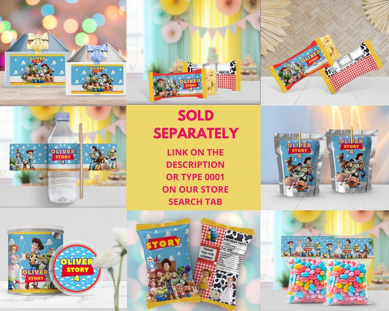 Toy Story Bottle Wrapper, Toy Story Bottle Wrapper Printable, Toy Story ...