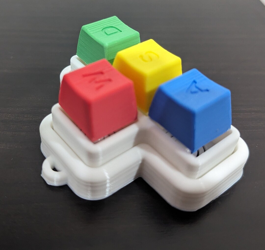 Fidget Keyboard Keychain - Etsy