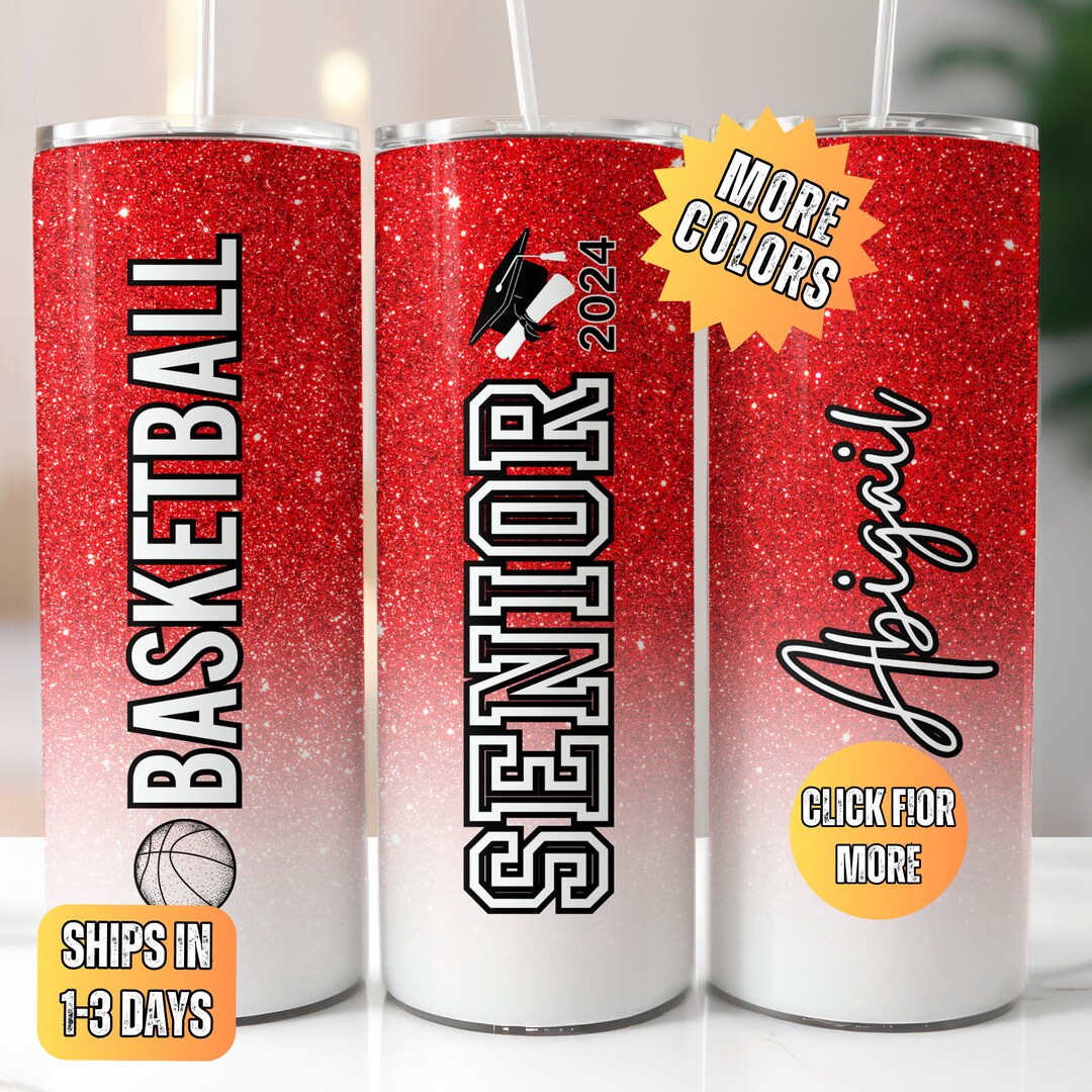 Personalized Senior Basketball Tumbler Custom Basketball Senior Tumbler ...