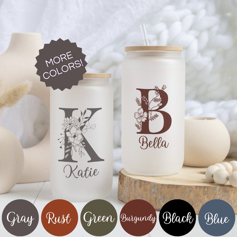 Monogram Cups - Etsy