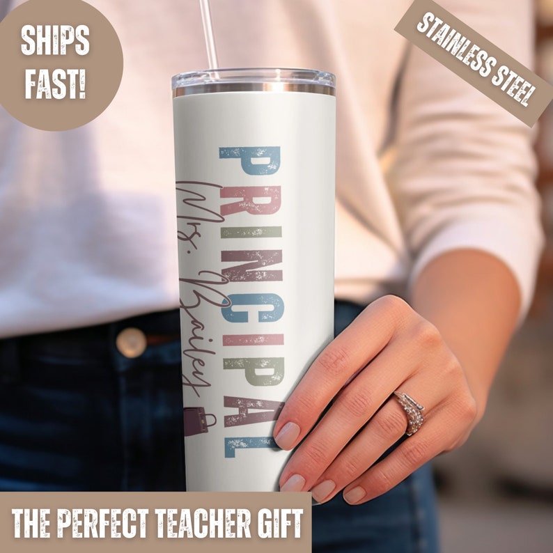 Principal Tumbler Cup Principal Appreciation Gift Gift From Student ...