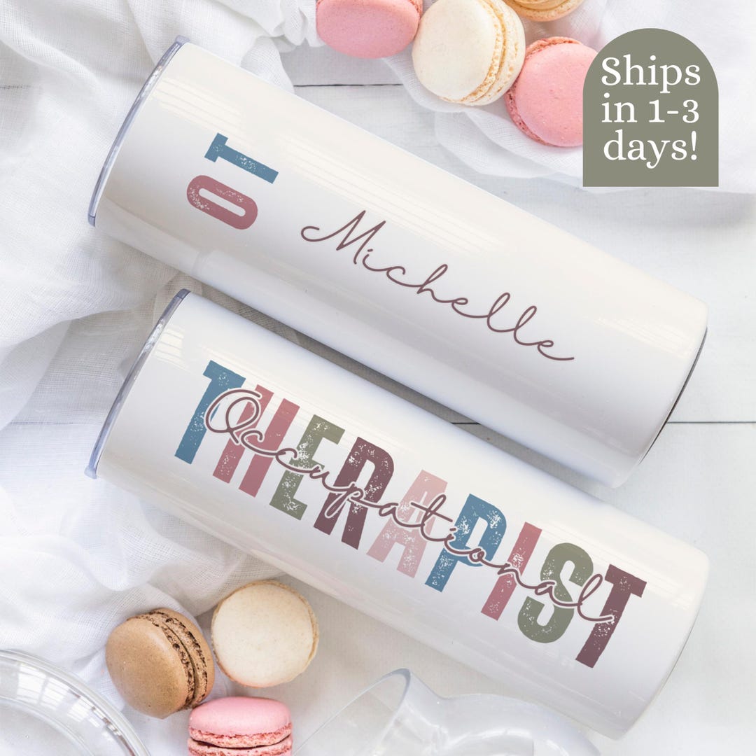 OT Tumbler Occupational Therapist Gift for OT Cup Occupational ...