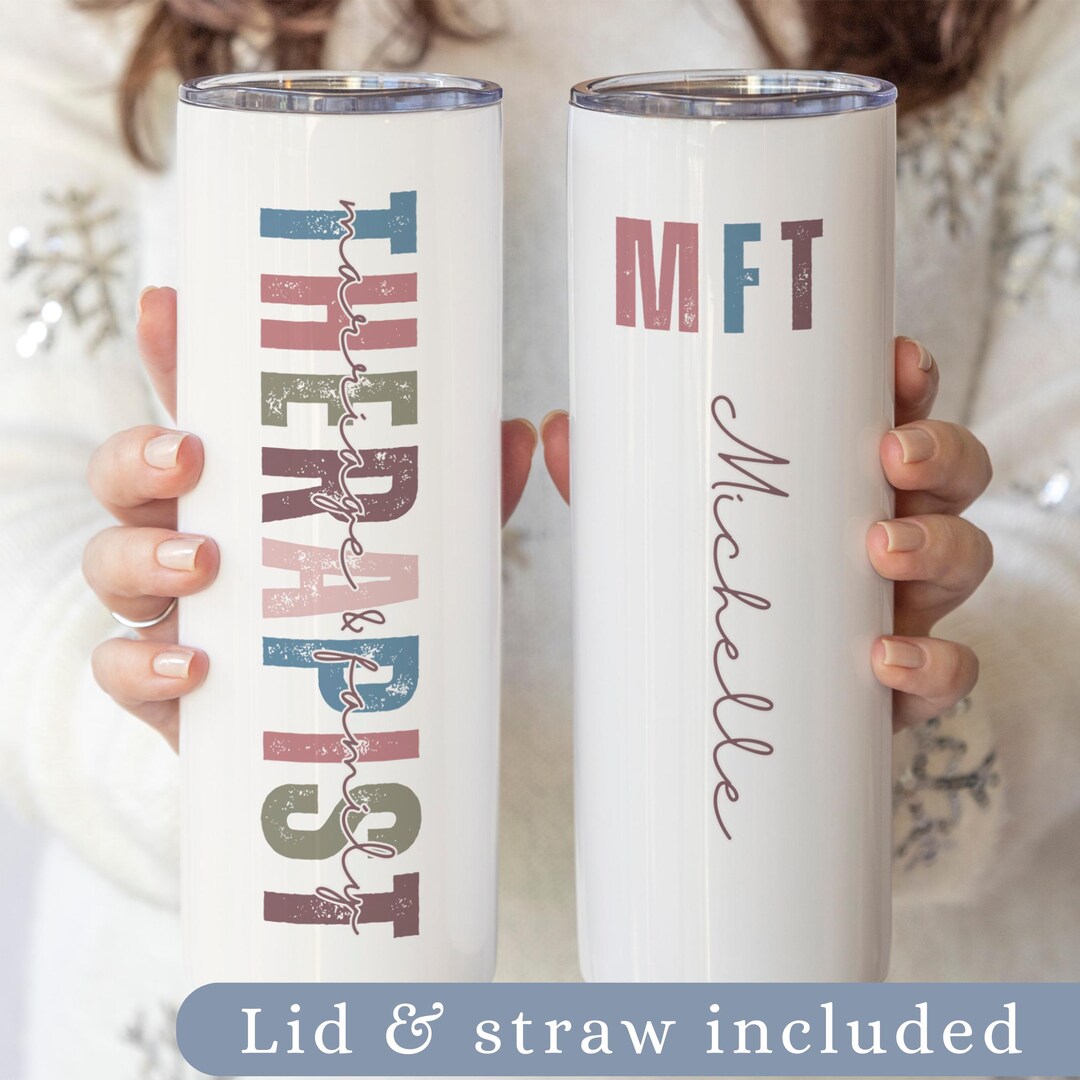 Marriage and Family Therapist Tumbler LMFT Gifts for MFT Cup Marriage ...