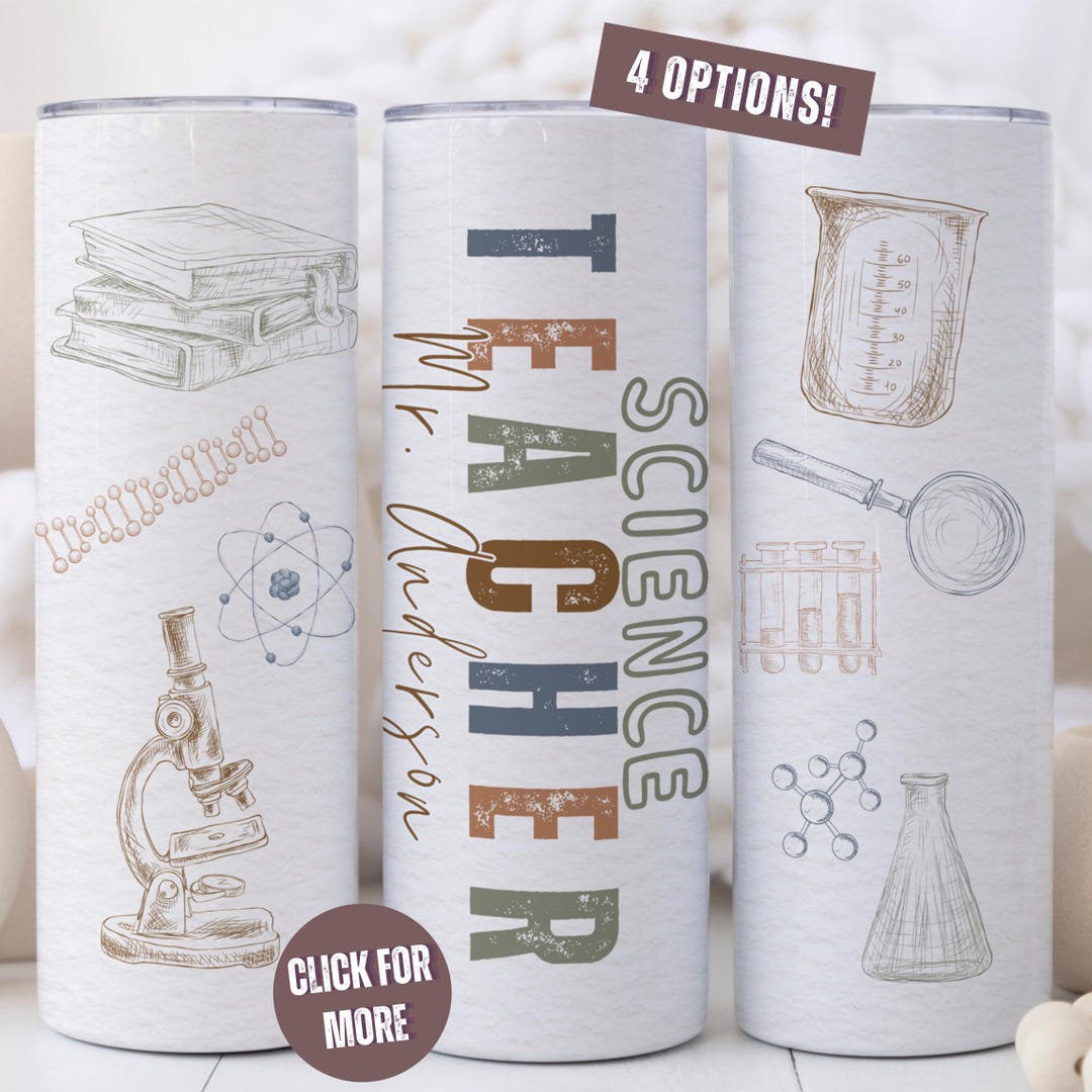 Science Teacher Tumbler Travel Cup for Science Teacher Gift From ...