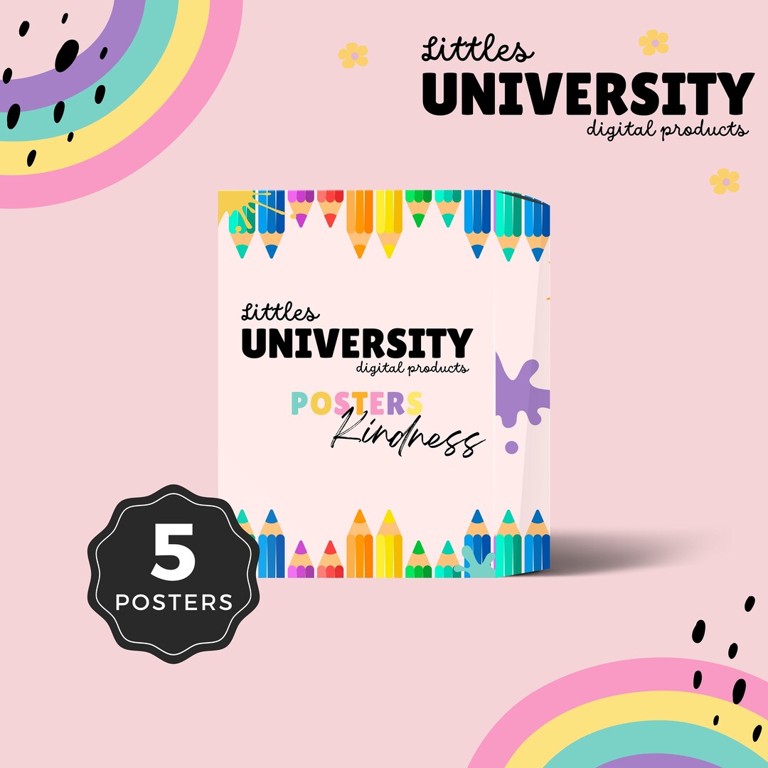 Digital Posters, Kindness and Learning, Educational Templates and ...