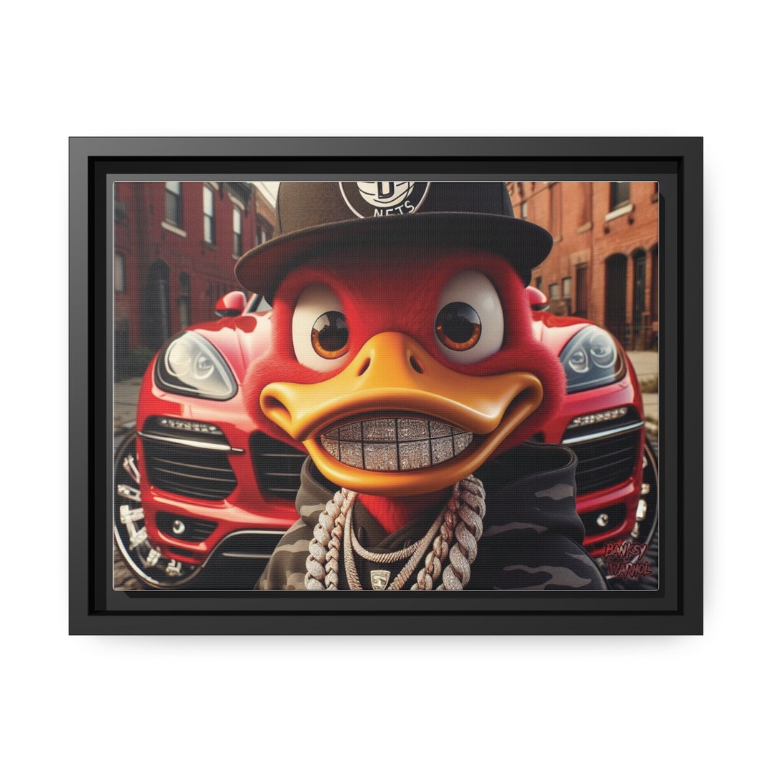 Skam Quack Canvas, Black Frame - Etsy Canada