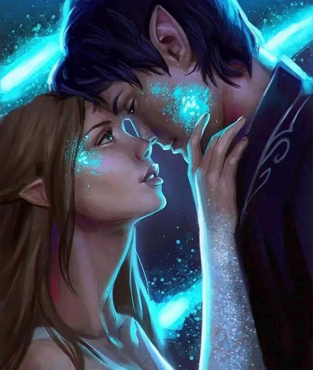 ACOTAR Starfall Feyre & Rhysand Art + FREE Download of A Court of Mist and Fury: Rhysand POV by ...