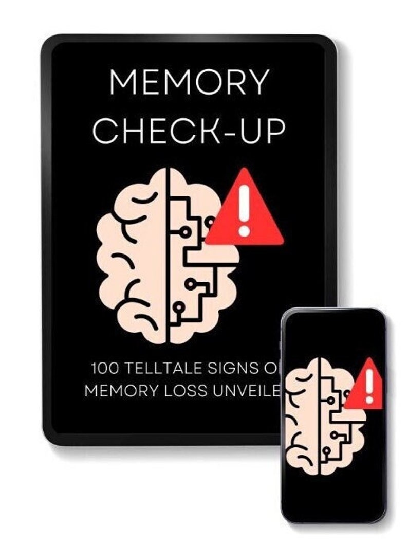 Checklist: 100 Early Warning Signs of Memory Loss - Etsy
