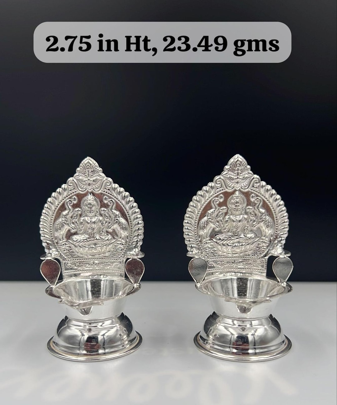 Silver Kamashi Deepam/ Kamakshi Diya/lakshmi Deepam - Etsy