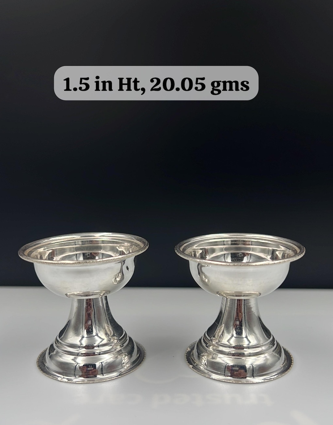 Silver Deepam/ Silver Diya/ Silver Round Shape Deepam - Etsy