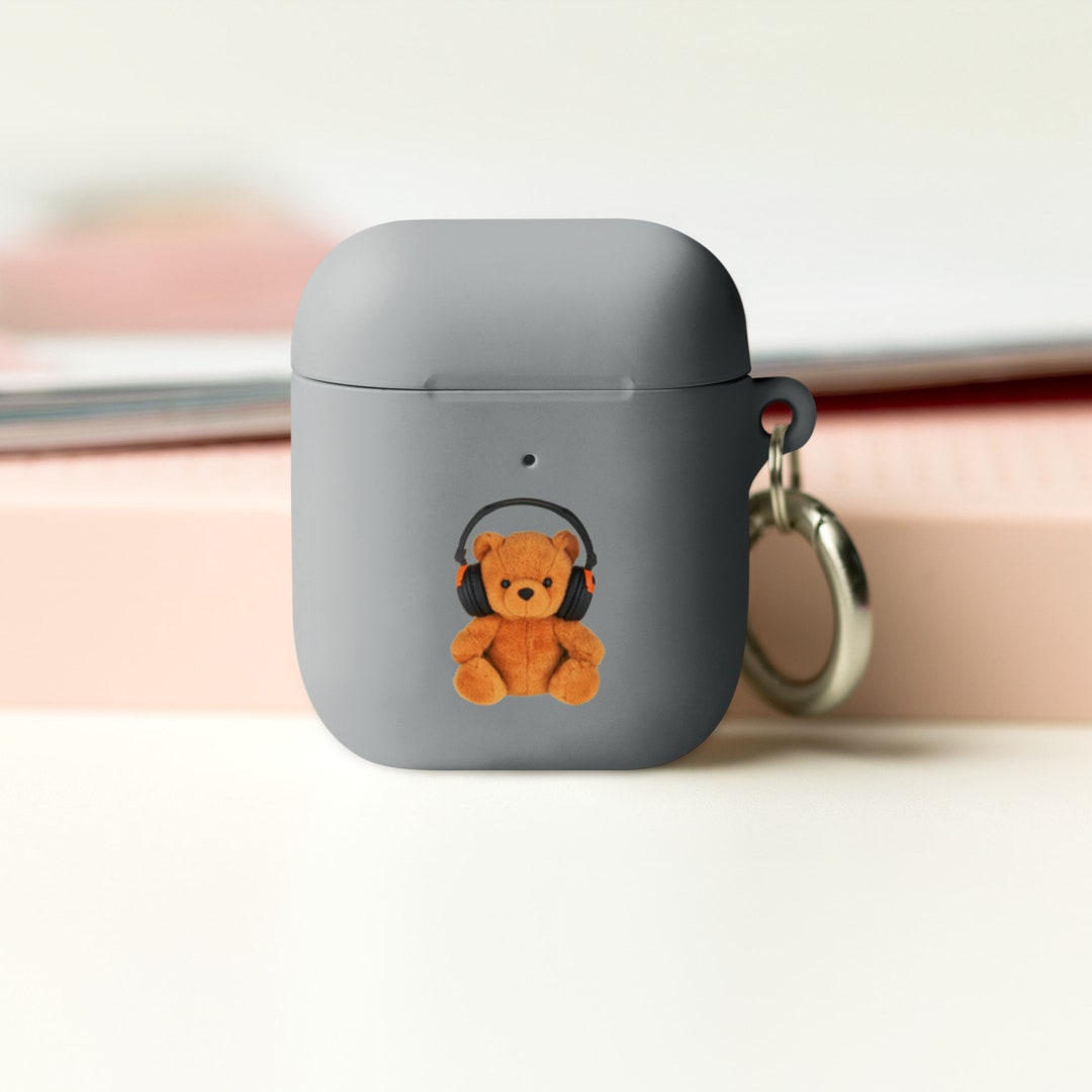 Cuddle Companion: Teddy Bear Rubber Case for Airpods® - Etsy