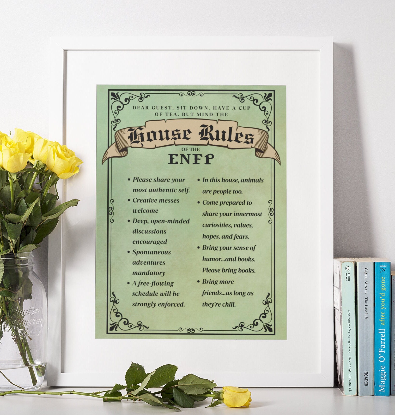 Myers Briggs ENFP Personality Type Enneagram Personalized Funny Adult ...