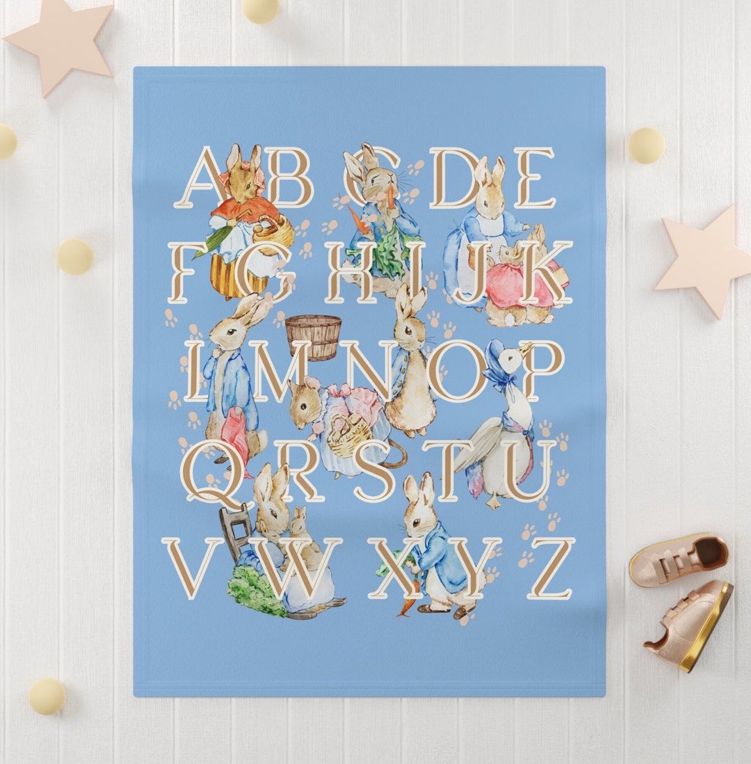 Peter Rabbit Baby Blanket Peter Rabbit Babys Room Decor Beatrix Potter ...