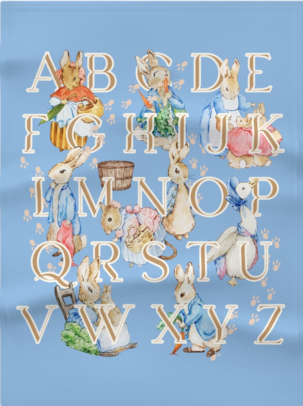 Peter Rabbit Baby Blanket Peter Rabbit Babys Room Decor Beatrix Potter ...