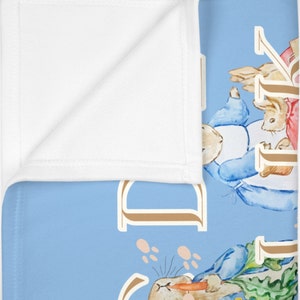 Peter Rabbit Baby Blanket Peter Rabbit Babys Room Decor Beatrix Potter ...