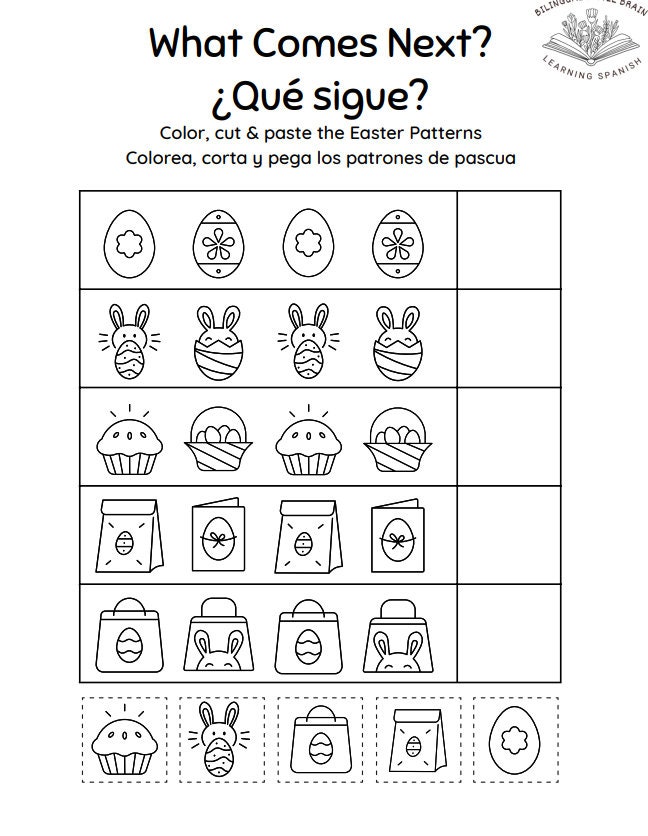Easter Lesson Plan in English and Spanish! - Etsy