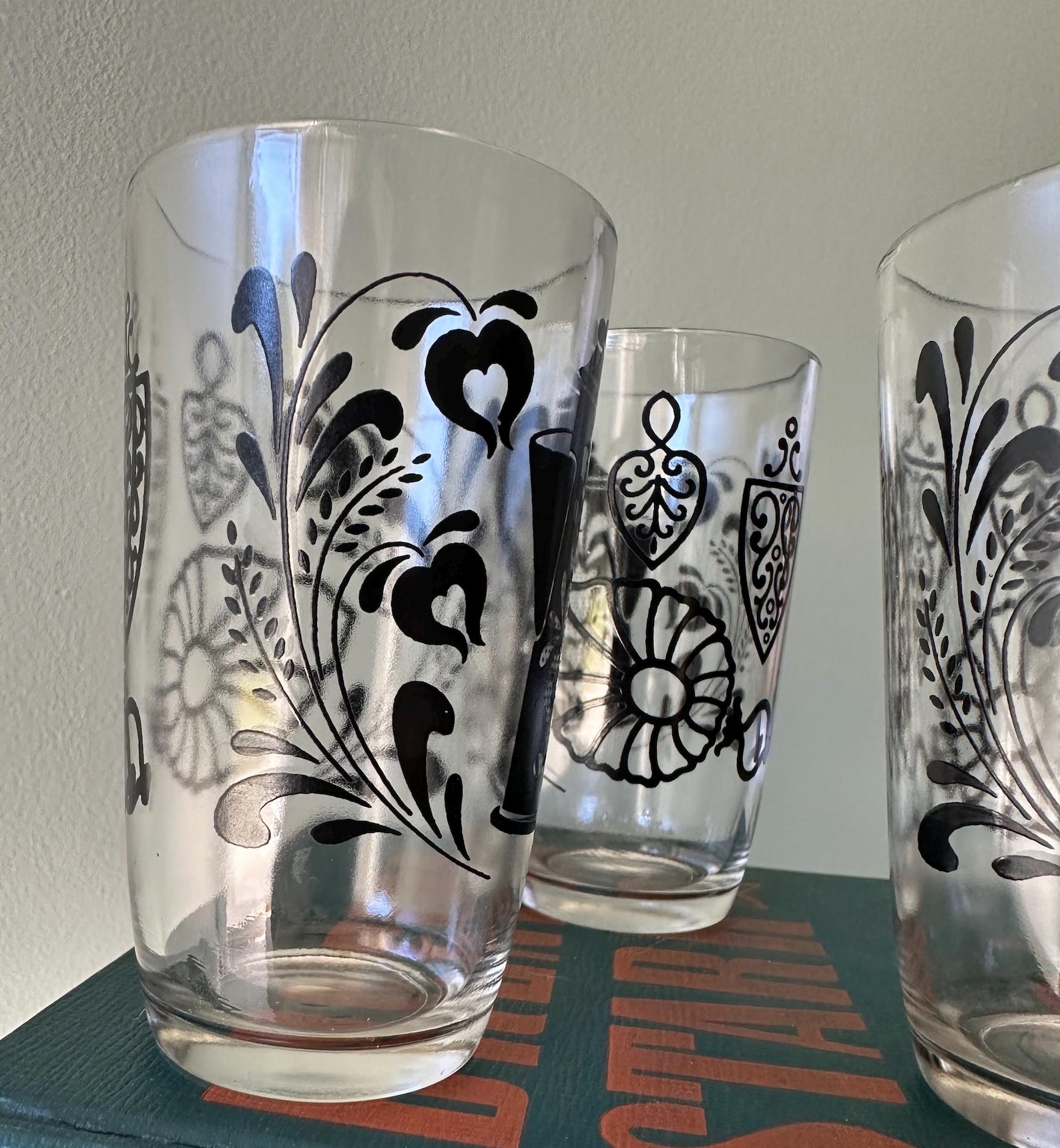 Vintage 1950s Swanky Swig Glasses Coffee Pot Design (set of 4) - Etsy
