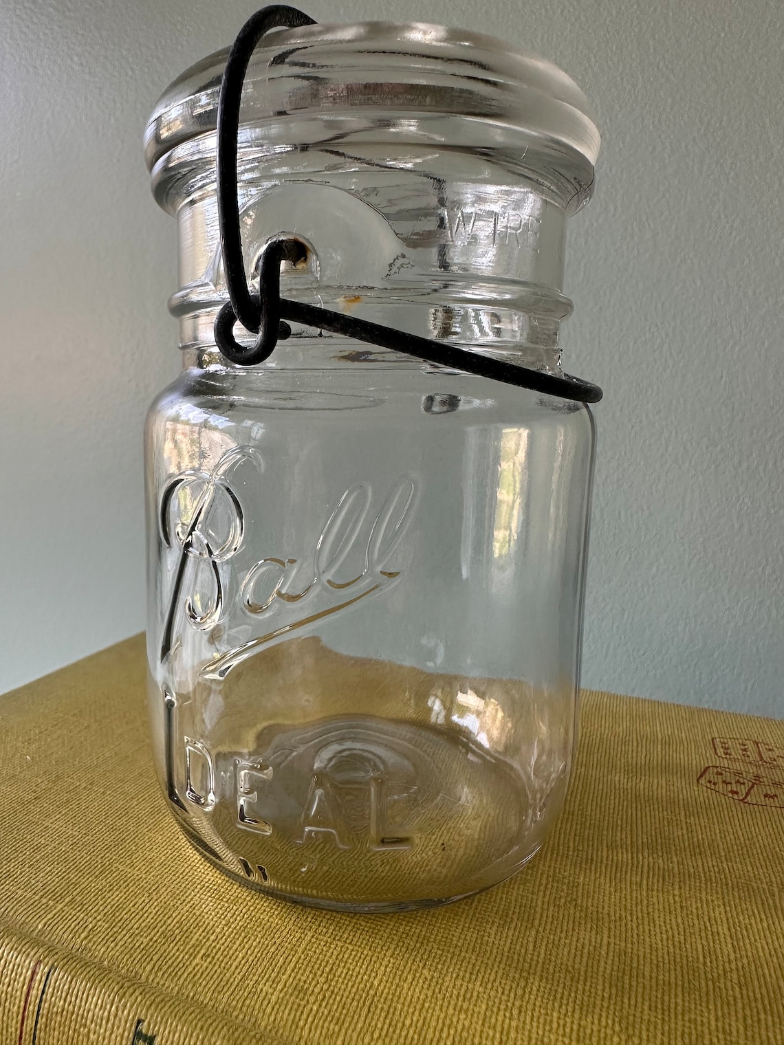 Set of 3 Vintage Ball Ideal Canning Jars With Wire Close Lids - Etsy