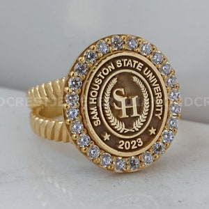 Custom University Rings for Women - Personalized Graduation Gift ...