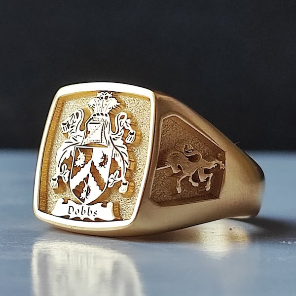 Crest Ring - Etsy