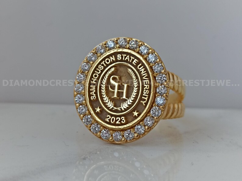 Custom University Rings for Women - Personalized Graduation Gift ...