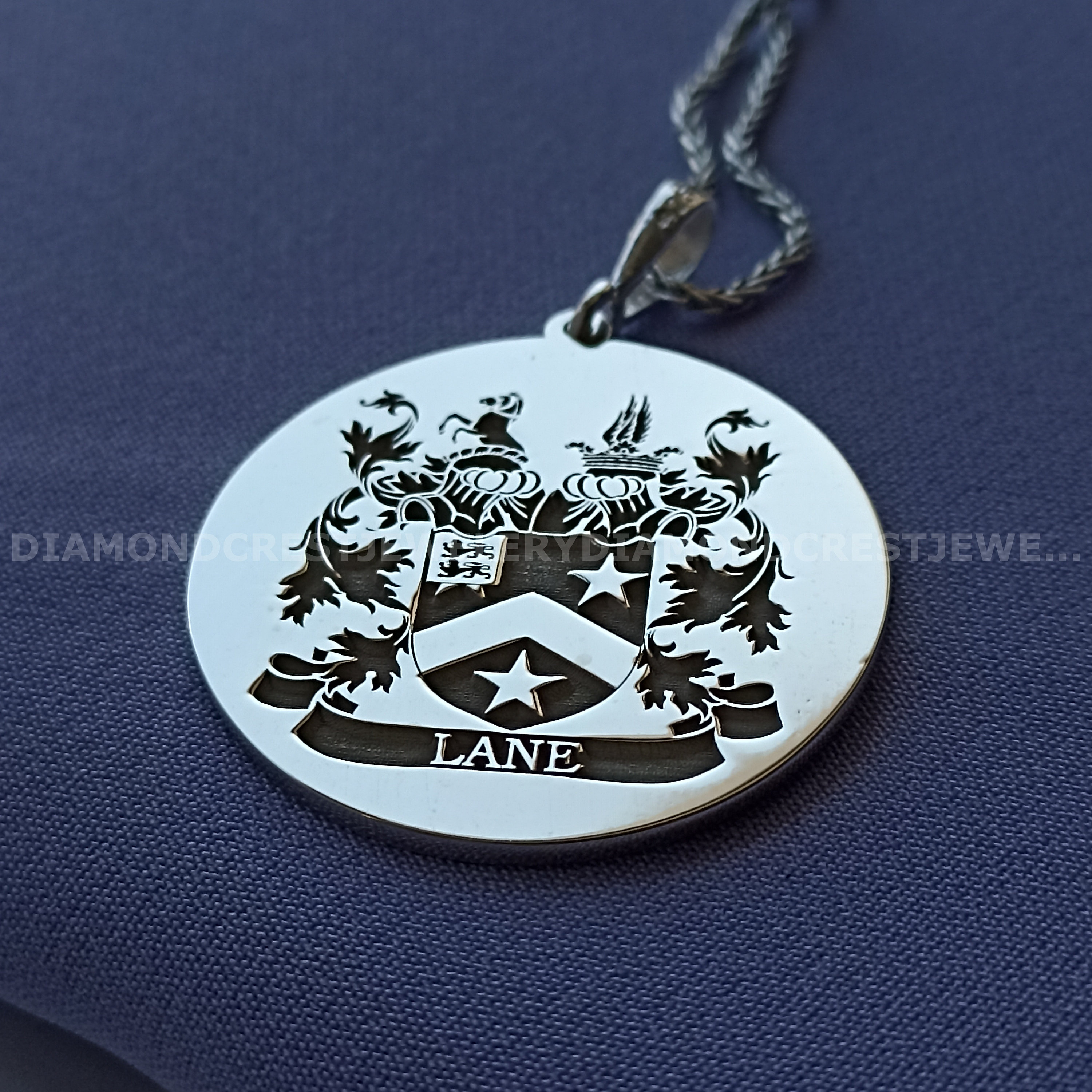 Coat of Arms Necklace, Family Crest Necklace, Custom Signet Pendant ...