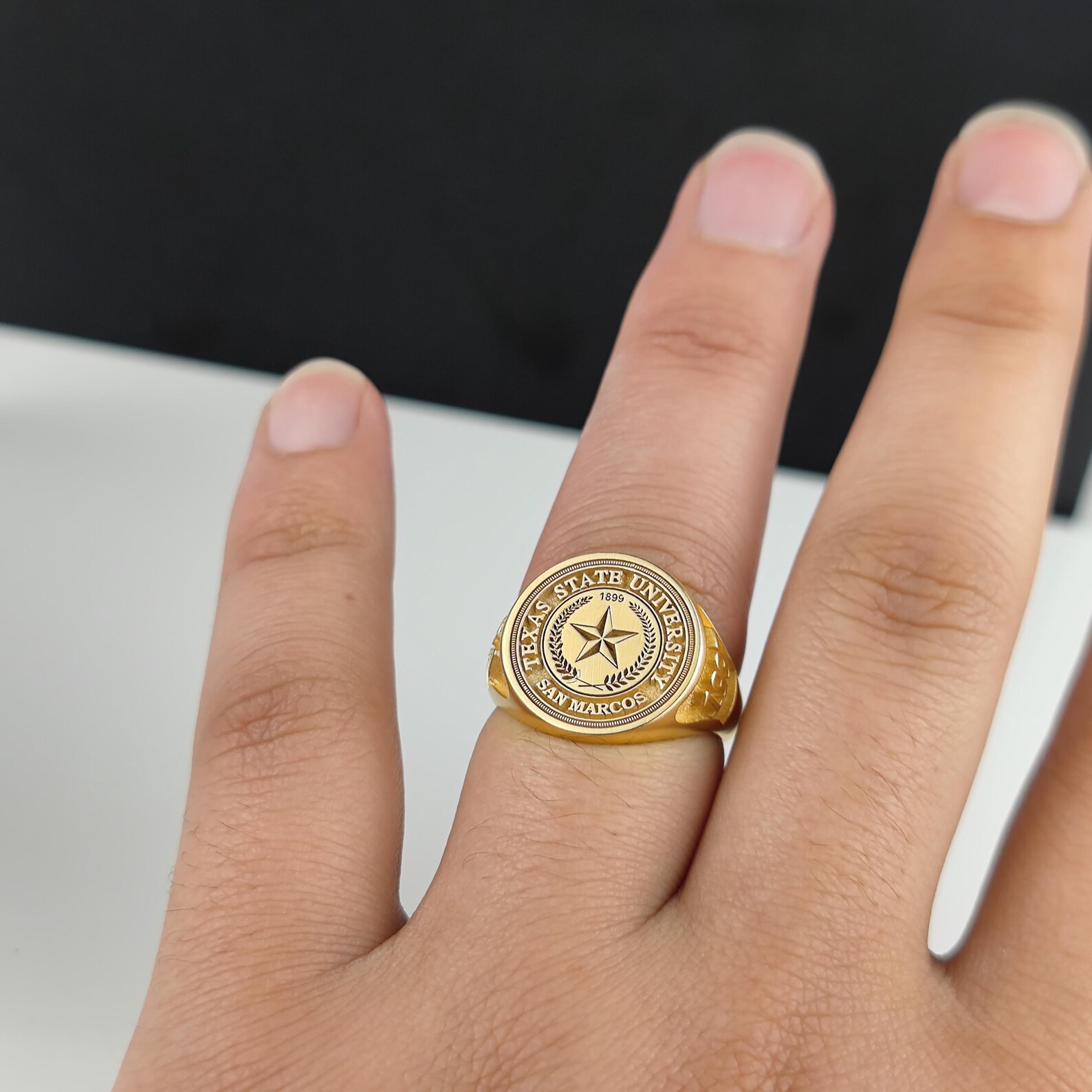 University Ring, College Ring, College Class Ring, Personalized Jewelry ...