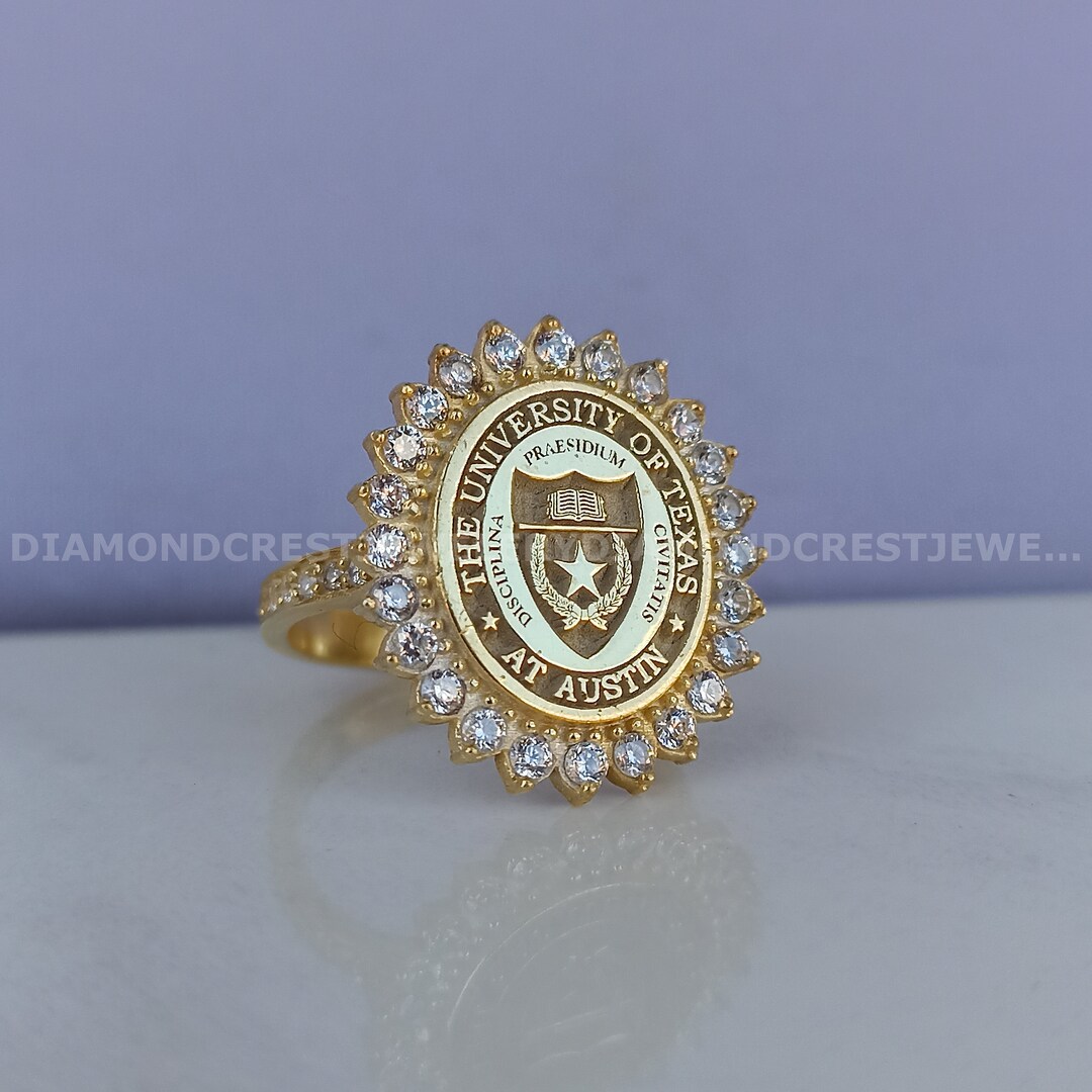 University Ring, College Ring, College Class Ring, Personalized Jewelry ...
