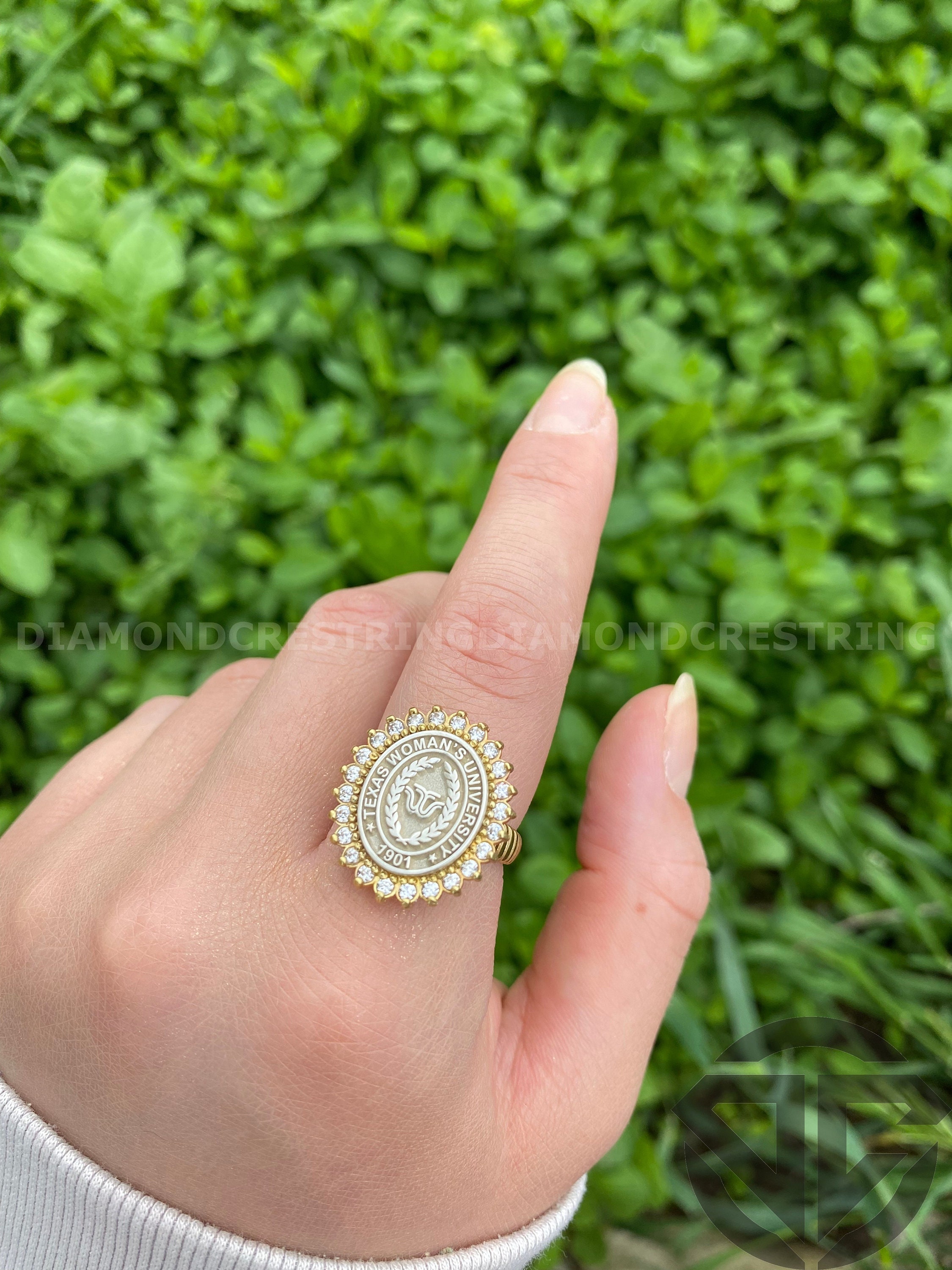 University Ring College Ring College Class Ring Personalized Jewelry Senior Class Ring High